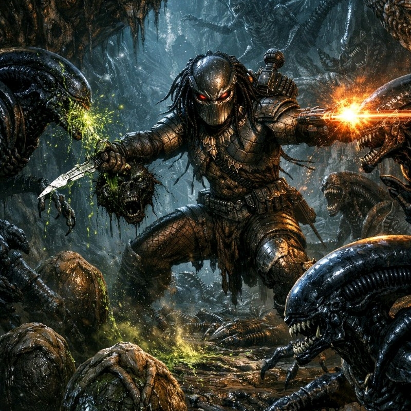 Chat with Predator ⚫️ - Flipped.Chat - AI Character Chatbot